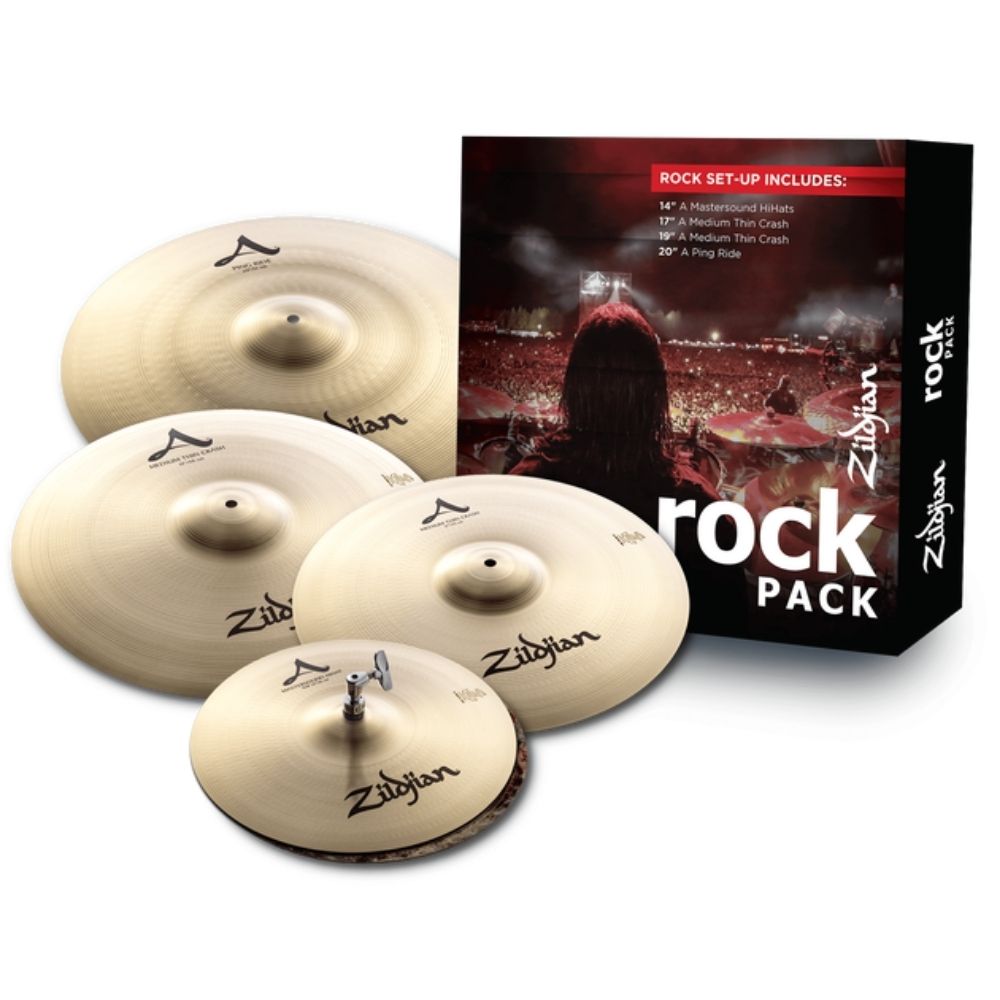 Pack de platillos Zildjian A Rock - Audiomusica